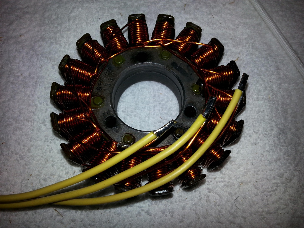 Alternator stator coil rewinding - KZ1300.COMmunity